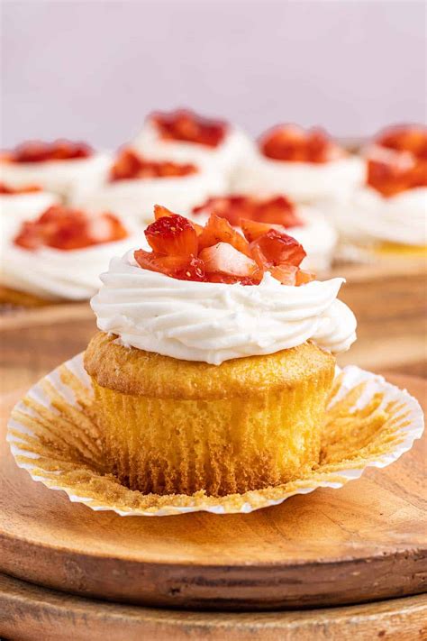 Strawberry Shortcake Cupcakes The Salty Marshmallow