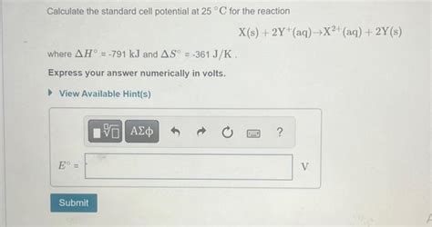 Solved \begin{tabular}{|l|r|} \hline Reduction half-reaction | Chegg.com