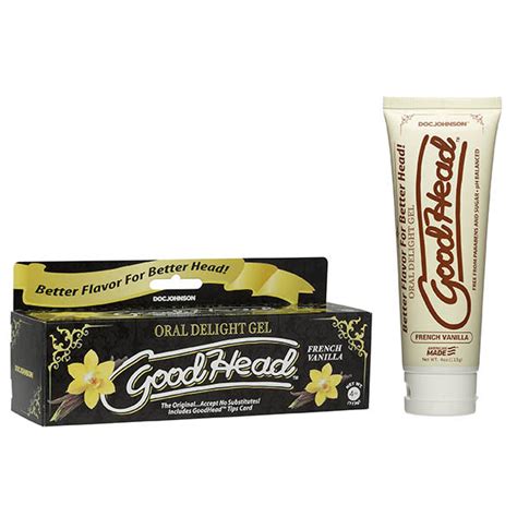 Goodhead Oral Delight Gel French Vanilla Flavoured Oral Sex Lotion