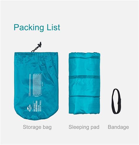 Naturehike Inflatable Sleeping Pad - eartH2Ocean adventures