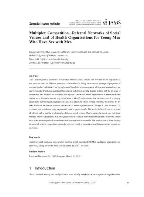 Pdf Multiplex Competition―referral Networks Of Social Venues And Of