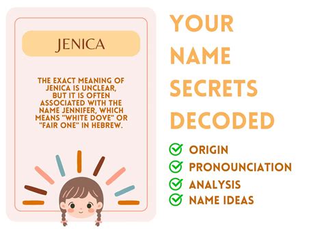 Jenica Girl Name Meaning And Pronunciation