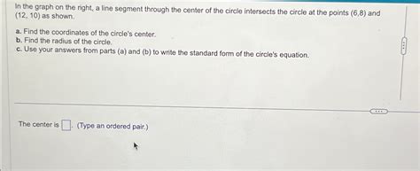 solved in the graph on the right a line segment through the