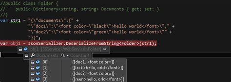 C ServiceStack JsonSerializer DeserializeFromString Is Removing