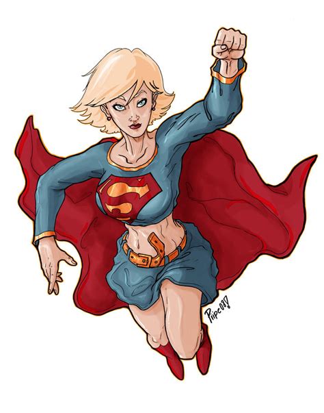Supergirl Pinup Color By Piipe1984 On Deviantart
