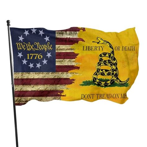 Dont Tread On Me Flag 1776 Flag 3x5 Ft We The People Retro American