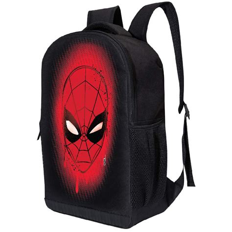Marvel Comics Classic Spiderman Backpack Black Spiderman