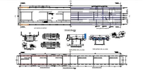 Drawings Of Bridge Structural Blocks Detailing In Autocad File Cadbull