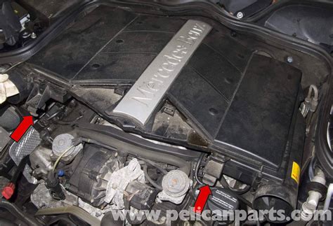 Mercedes Benz W211 Spark Plug Ignition Wires And Coils Replacement 2003 2009 E320 Pelican