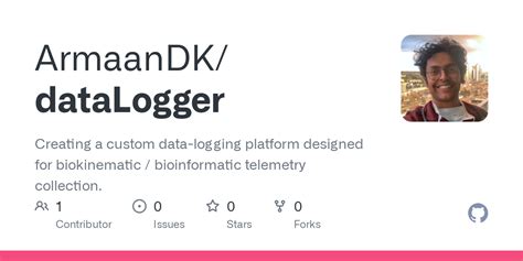 GitHub ArmaanDK DataLogger Creating A Custom Data Logging Platform Designed For Biokinematic