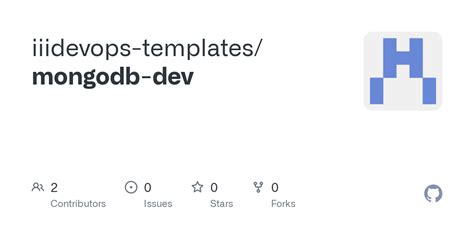 Github Iiidevops Templatesmongodb Dev