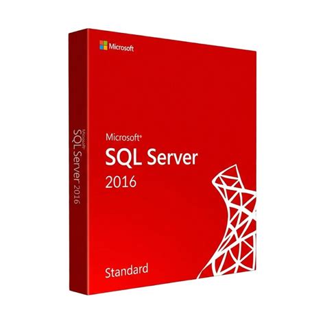 Licence Microsoft Sql Server 2016 Standard