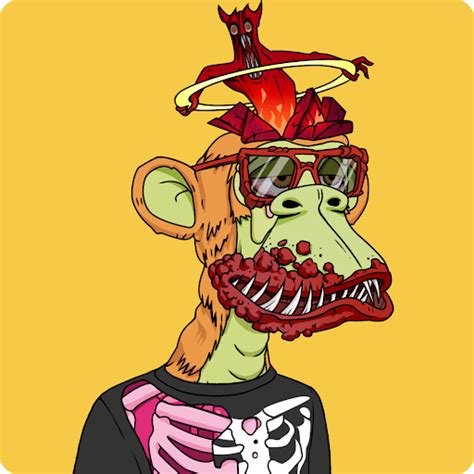 Mutantape 9653 Mutant Ape Yacht Club Art Koinfetti