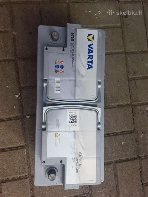 Akumuliatorius Varta agm 105ah 950a 2019m. - Skelbiu.lt