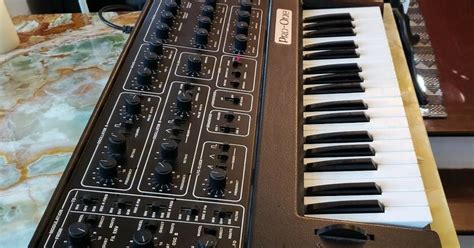 Vintage Analog Synthesizer Sequential Circuits Pro One