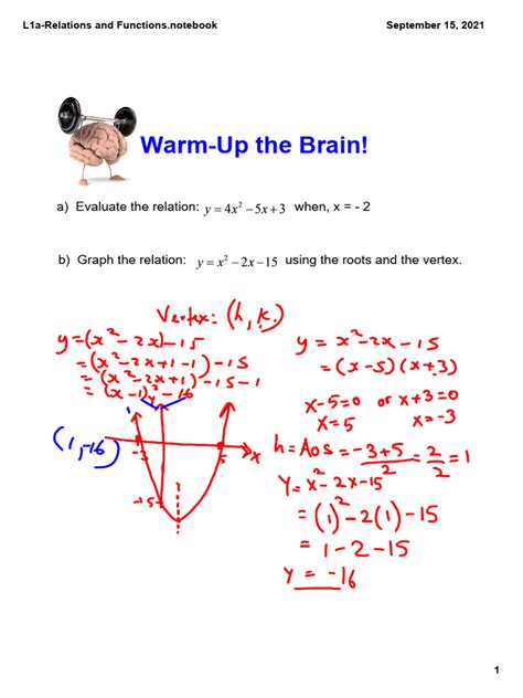 L1a Relations And Functions Pdf Function Mathematics Applied