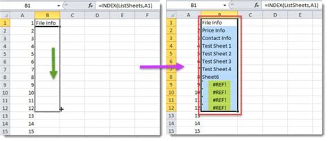 Quick Ways To Get A List Of All Worksheet Names In An Excel Workbook