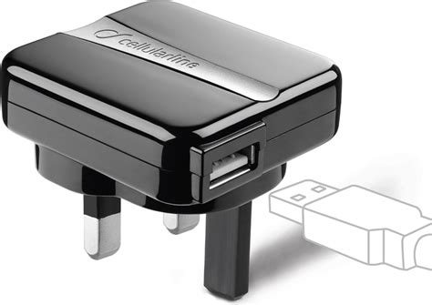 اشتري Cellular Line Achusb2aukk Micro Usb Adapter Home Charger عبر