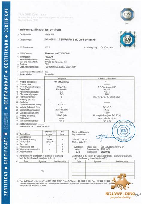 We Offer Welding Services In Belgium And Europe
