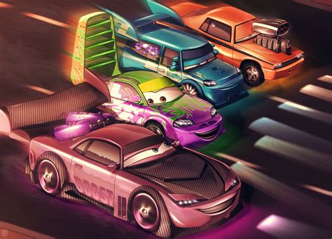 Ride Or Die Art Fanart Pixar Cars Disney Drh Boost Wingo Dj