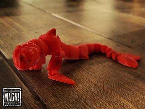 Articulated Red Bluster The Sea Beast Free 3d Print Model Makerworld