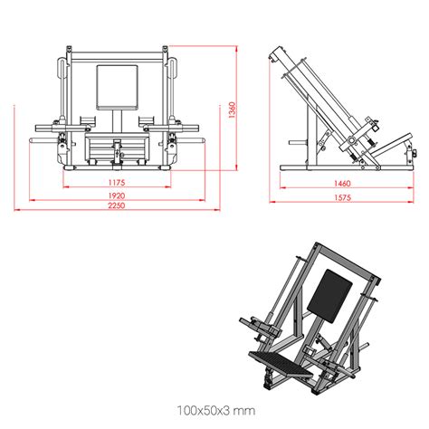 Linear Row Machine 7ly Plate Loaded Fitness Produce Professionele