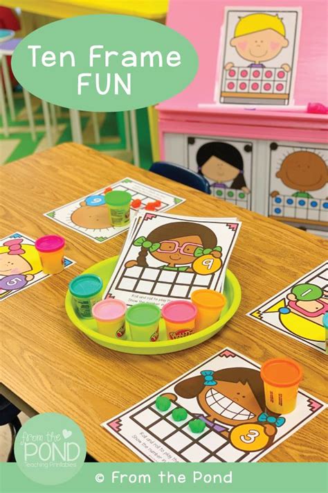 Ten Frame Number Play Ten Frame Activities Kindergarten Ten Frame Activities Ten Frame