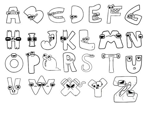 Alphabet Lore Printable Printable