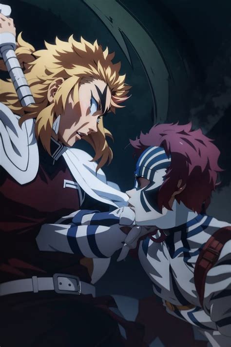 Akaza Fan Art From Demon Slayer