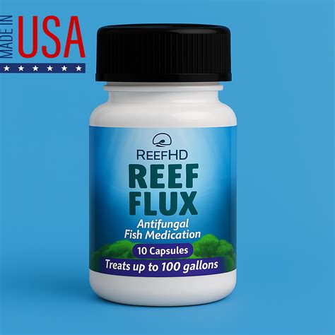 Reef Flux 200mg Fluconazole Antifungal Treatment For Aquarium Fish