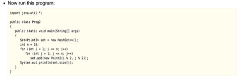Solved Define A Class Point Like This Public Class Point