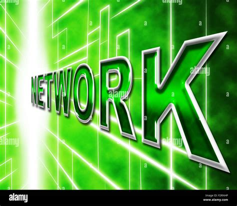 Computer Technology Showing Lan Network And Computing Stock Photo Alamy