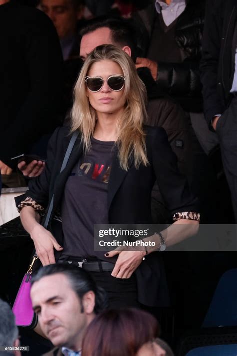 Model Carla Pereyra During Of The La Liga Match Between Club Atletico