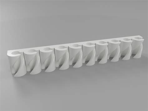 Sleek 3d Printed Cable Holder By Greenbit Makerworld