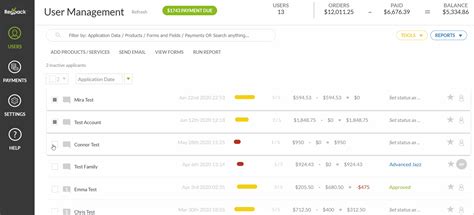 assign a status to multiple users regpack
