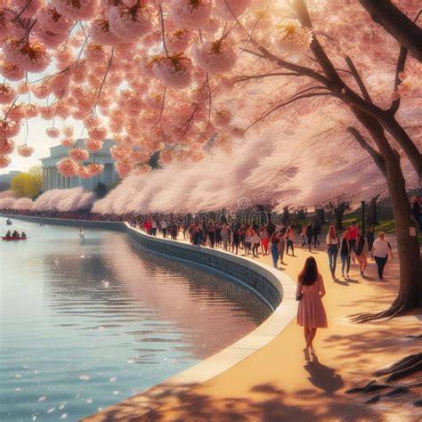 Waterside Wonder Sakura Festival S Pink Majesty Draws Tourists To The