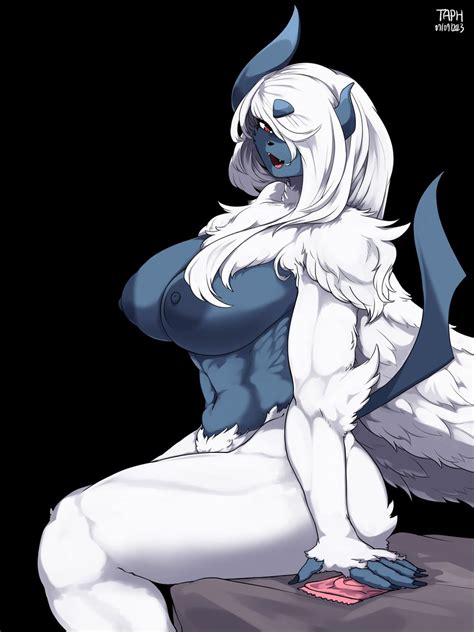 Rule 34 Absol Anthro Anthrofied Ass Big Ass Big Breasts Black Body