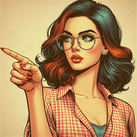 A Beautiful Girl Presenting Or Showing Background Pointing To The Side