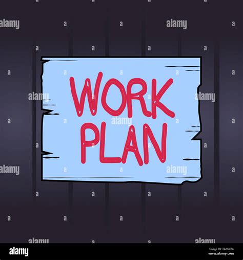 Writing Note Showing Work Plan Business Concept For Project To Be Accomplished And Outlines How