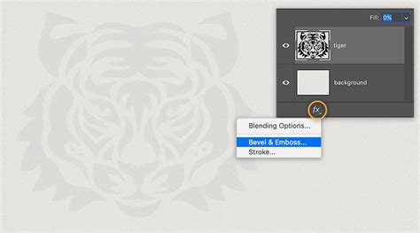 How To Make An Embossed Effect In Adobe Photoshop