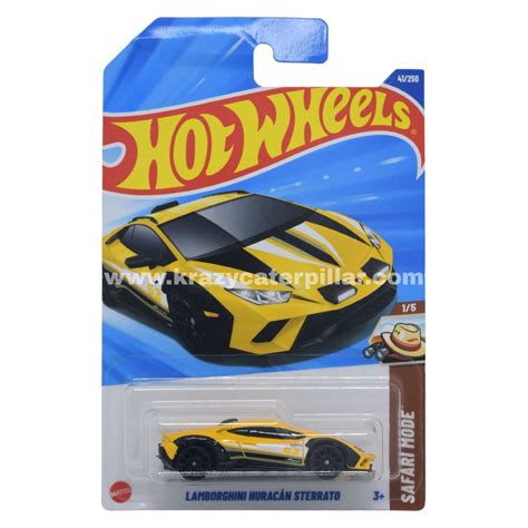 Hot Wheels Lamborghini Huracan Sterrato Yellow Krazy Caterpillar
