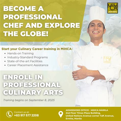 Mihca Manila Magsaysay Center For Hospitality And Culinary Arts Added