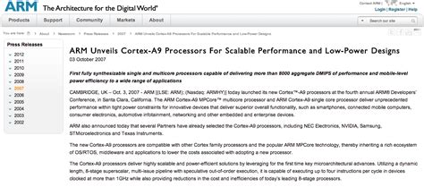 The Birth Evolution Of Cortex A9 And Whats Coming Next Architectures And Processors Blog
