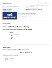 4 2 Problem Set Module Four Pdf Assignment Worksheet Online Homework System 11 19 21 10 32