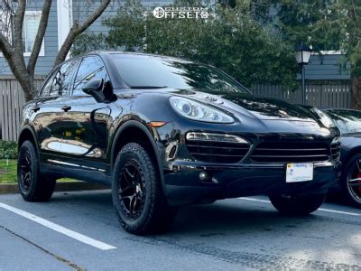 2014 Porsche Cayenne With 18x8 20 Victor Equipment Berg And 265 60r18 Falken Wildpeak At3w And