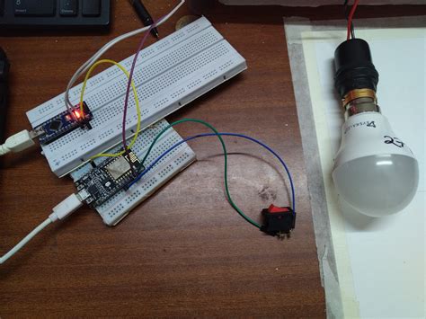 Esp8266 Manual And Server Controlled Home Automation Prototype 4