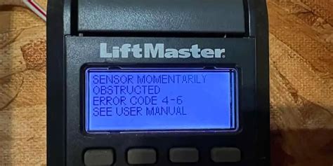 What Does Liftmaster Error Code Mean Expert Insights