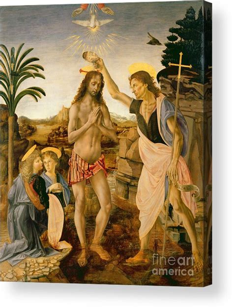 Leonardo Da Vinci The Baptism Of Christ