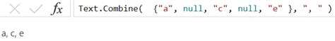 Textcombine Text Function Power Query M