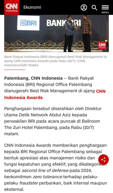 Bambang Tri Gunawan On Linkedin Riskmanagementbri Rmcteampalembang